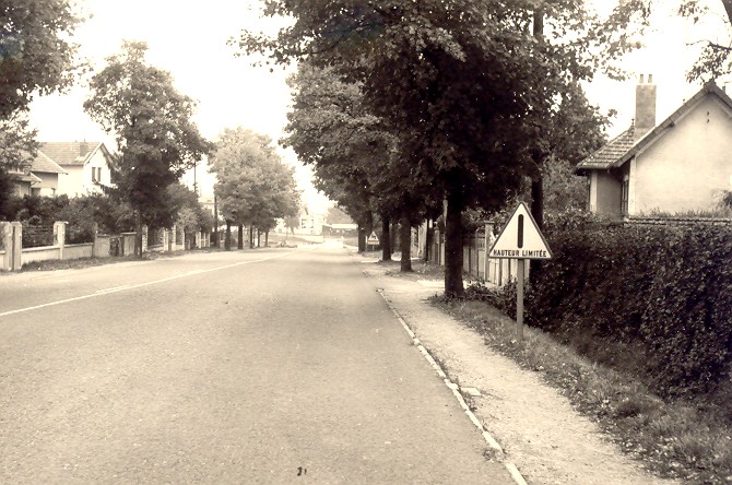 Le trajet de l'ancienne route nationale 6 - Mémoire de Tournus
