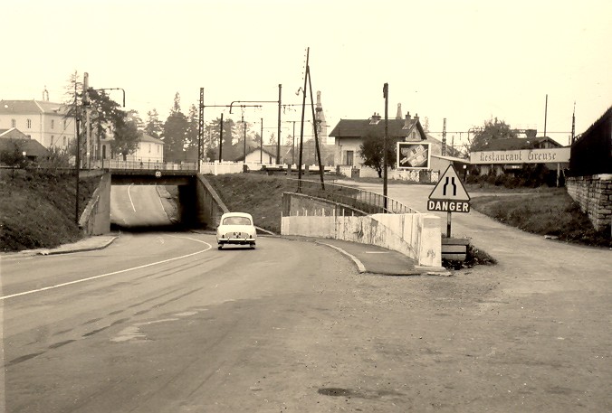 Le trajet de l'ancienne route nationale 6 - Mémoire de Tournus